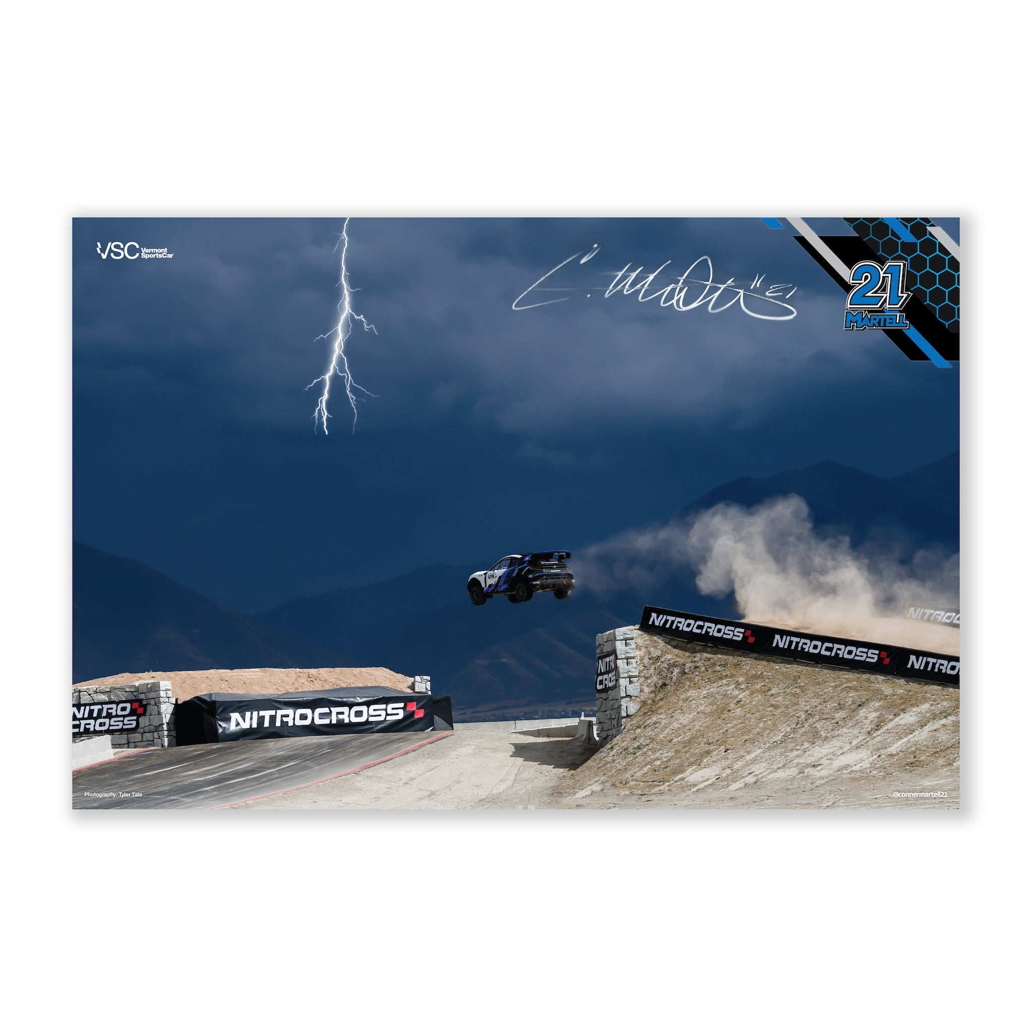 Signed Conner Martell Group E Poster – Vermont SportsCar