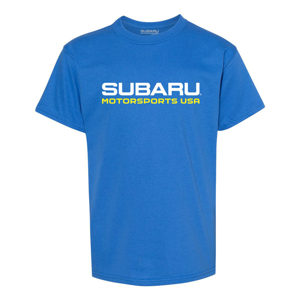 Subaru Motorsports USA | Youth Tee | Blue – Vermont SportsCar