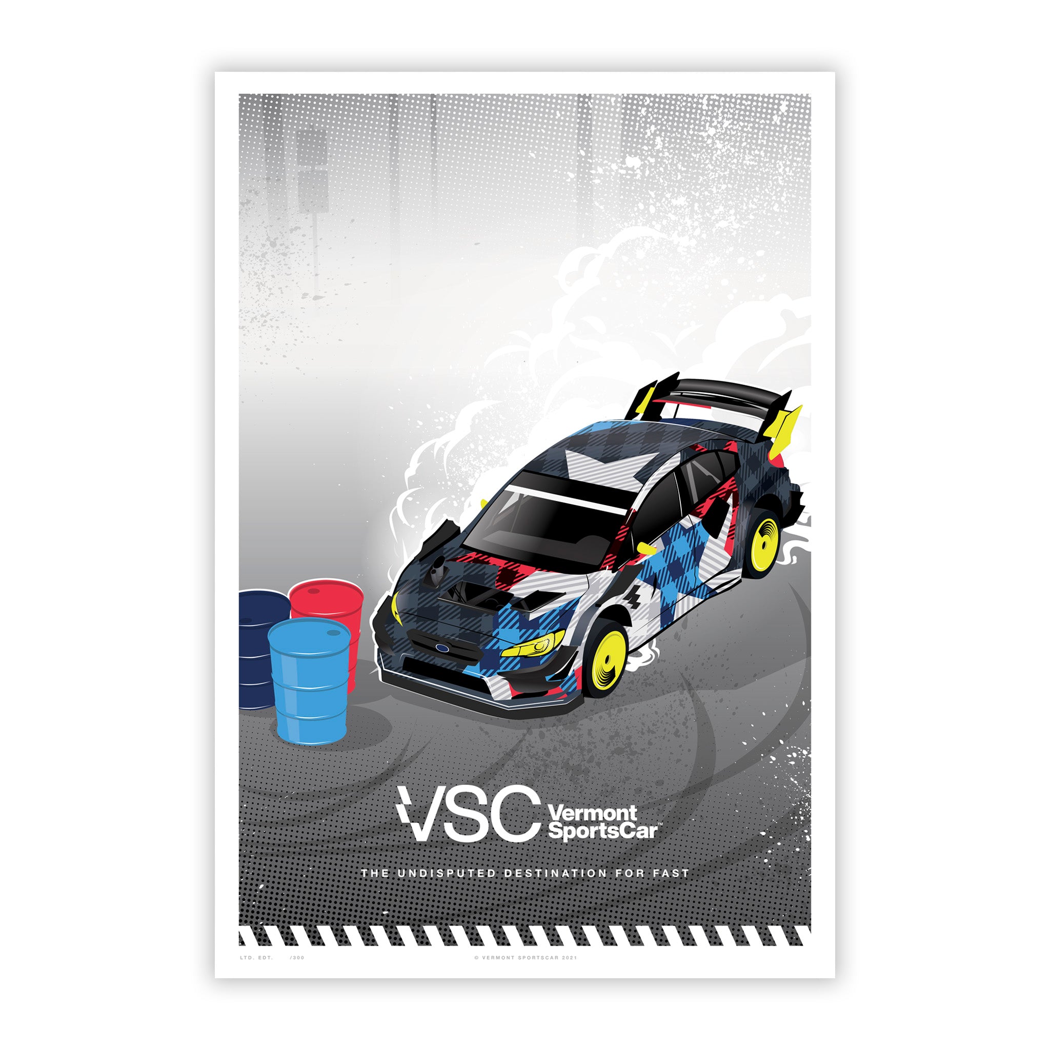 Artist Series - "Gymkhana" Poster – Vermont SportsCar