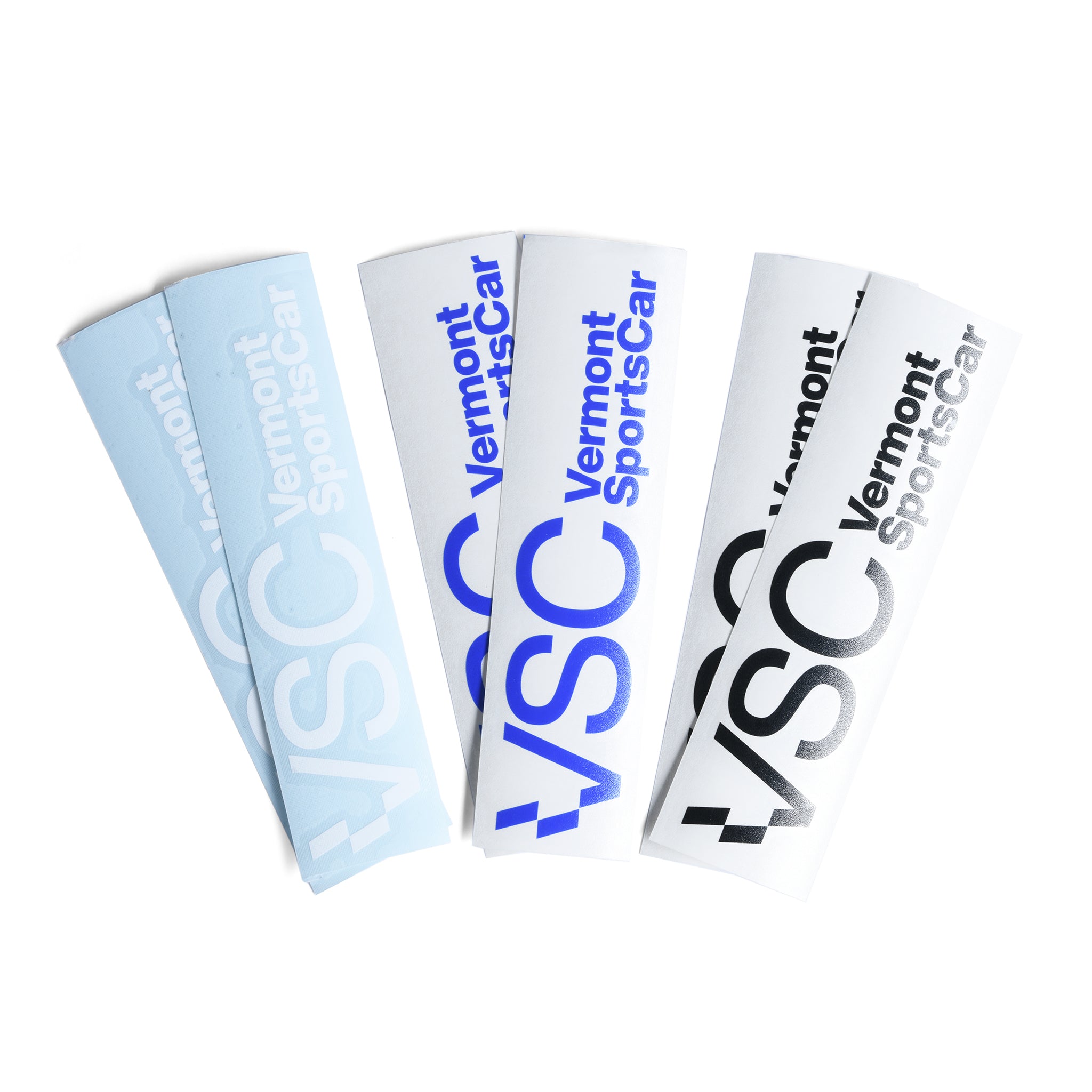 Vermont SportsCar Die Cut Vinyl Decals - 2 PACK